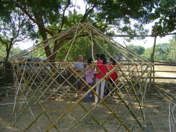 Bamboo Yurt Workshop – Auroville Bamboo Centre